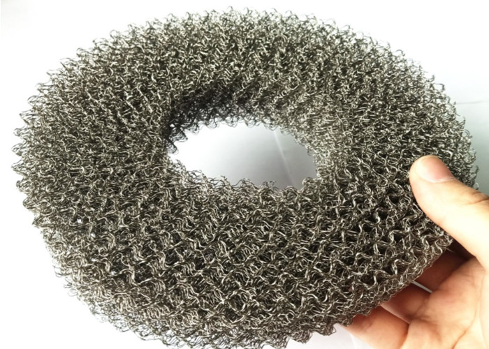 ISO9001 Knitted Wire Mesh Gasket OD 65mm Height 3-150mm For Damping