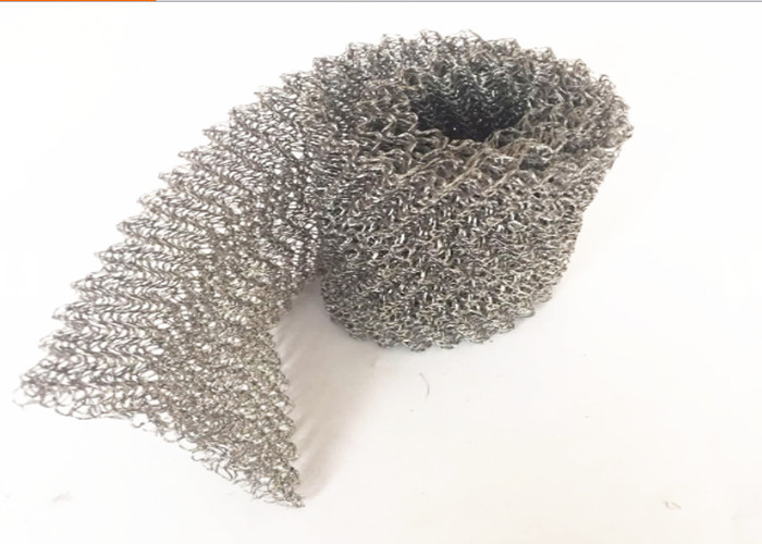 Stainless Steel 304 Knitted Wire Mesh Diameters Of 0.006" 0.008" For Filter