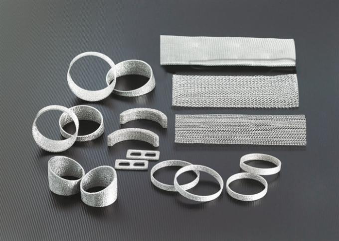 Silver Color 304 Steel Knitted Wire Mesh Gasket For Egr Cooler